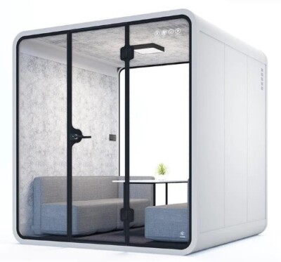Modern 4 Person Study Pod/Meeting Space w/Sound Isolation and ...