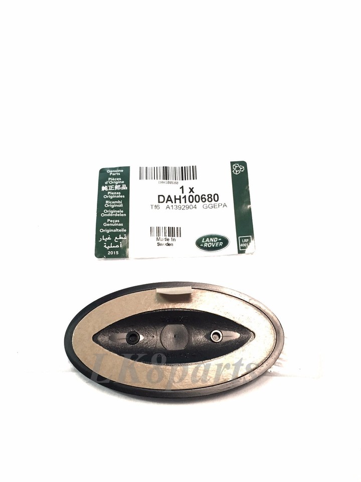 Land Rover Range Rover Rear Body Oval Badge Gold/Green Genuine ...
