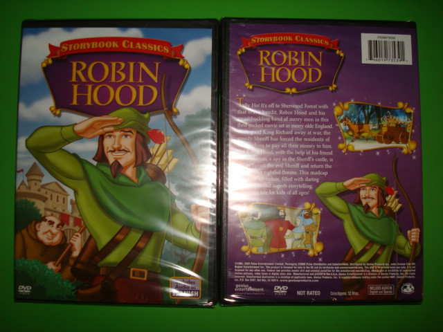 Animated Classics - Robin Hood (DVD, 2005) for sale online | eBay