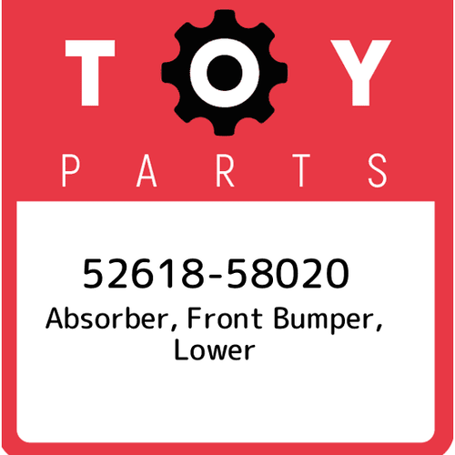 52618-58020 Toyota Absorber, front bumper, lower 5261858020, New ...