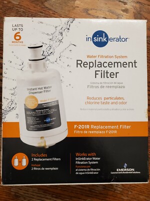 InSinkErator F-201R Replacement Water Filter Cartridges - 2 Pack ...