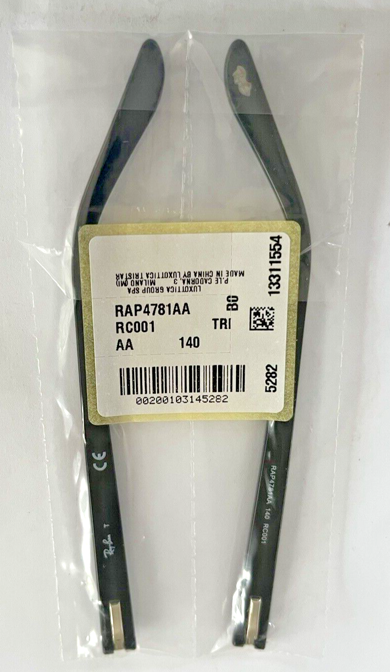 NEW 100% ORIGINAL RAY-BAN RAP4781AA RC001 REPLACEMENT TEMPLES ARM 140mm ...