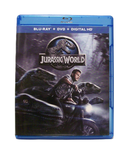 "JURASSIC WORLD (2015)" Sci-fi Action-Adventure Creature Feature BLU-RAY + DVD 25192212215| eBay