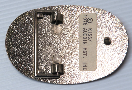 KISS PACIFICA PRISM LOGO BELT BUCKLE 1ST VERSION WITH AUCOIN STICKER ...