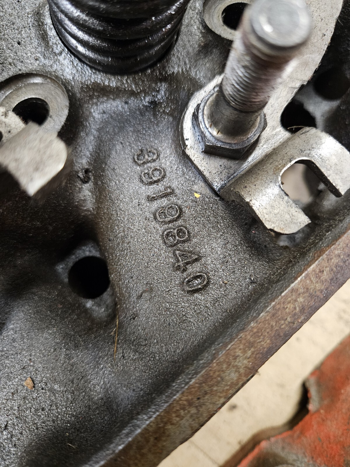 1969 Big Block Chevy BBC 396 427 Rectangle Port Heads 3919840 840 E-1-9 ...