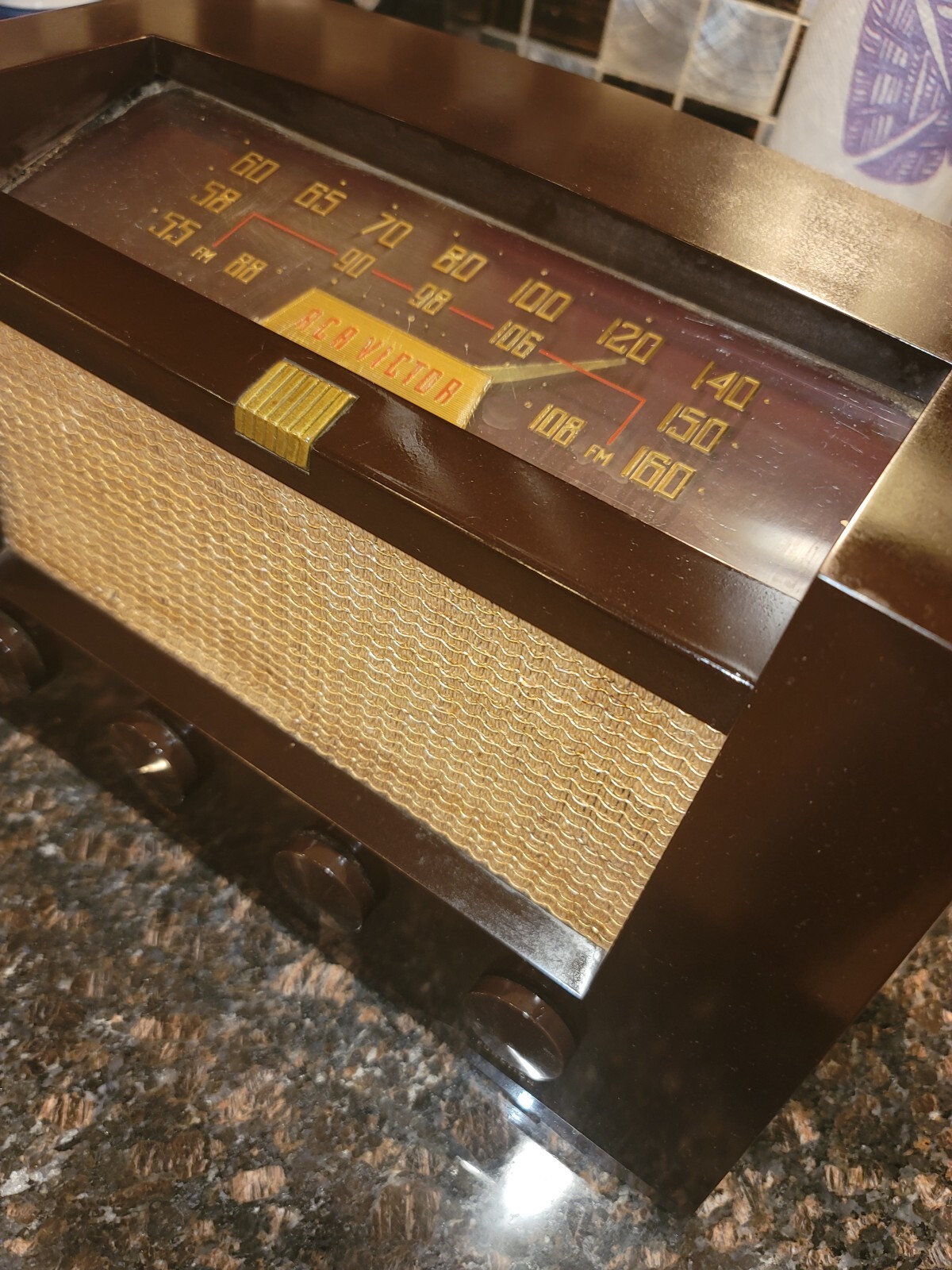 1948 Mid Century Vintage RCA Victor Table Top Tube Radio, Model 8R74 | eBay