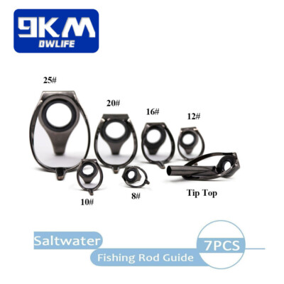 7Pcs Boat Trolling Fishing Rod Guide Ring for Spinning Fishing Rod ...