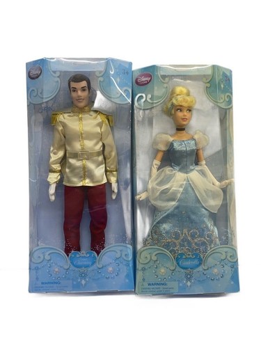 Disney Figures Cinderella and Prince Charming Doll Set Preowned | eBay