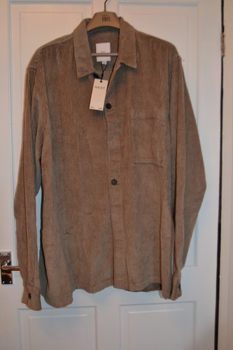 BRAND NEW QUALITY Men's Grey Cord Shacket size: 4XL | eBay