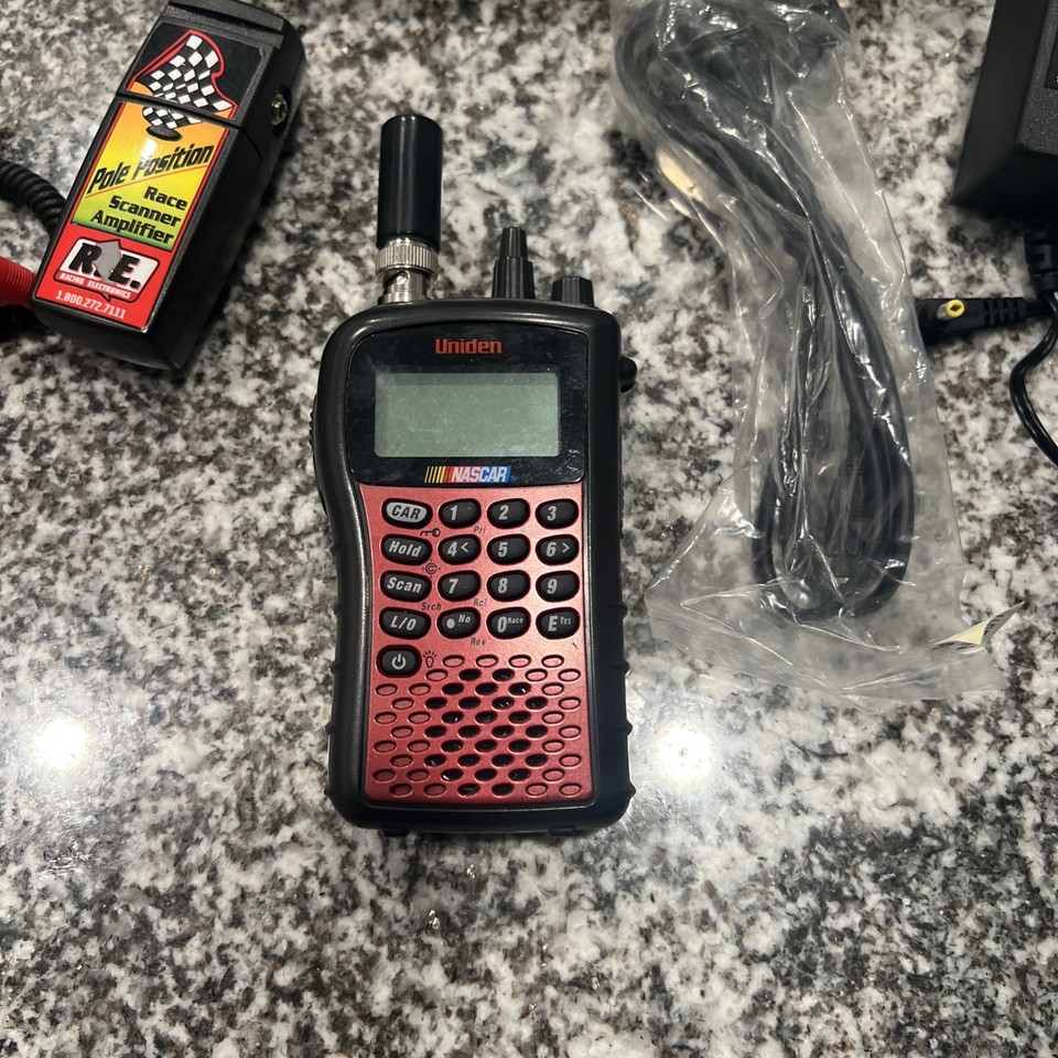 Uniden SC230 NASCAR Handheld Racing Scanner 2500 Channel Headset With ...