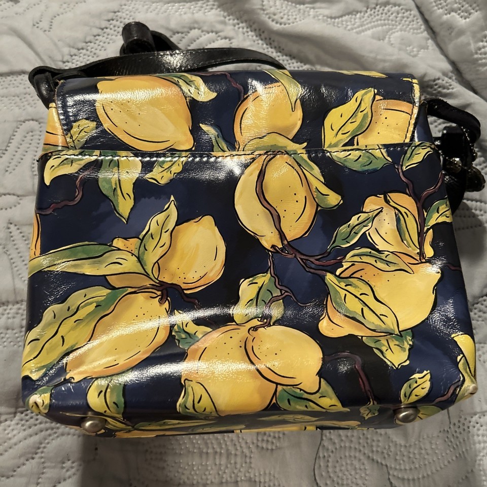 Patricia Nash Leandra Crossbody Lemon Purse Handbag Bag W/ Original ...