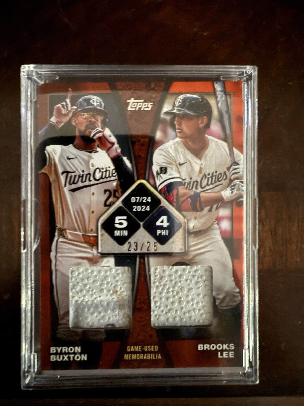 Brooks Lee / Byron Buxton 2025 Topps #RTBD-BL Rounding The Bases Dual ...