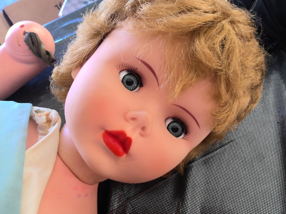 VINTAGE PATTY PLAY PAL STYLE 35" BLONDE DOLL | eBay