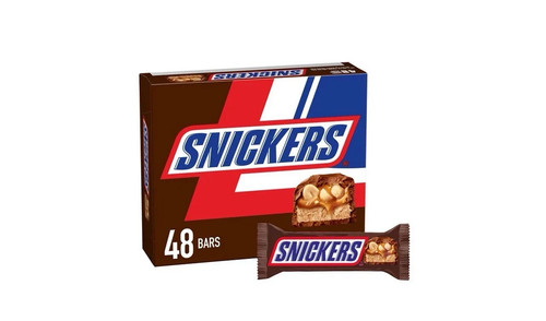 48 count Snickers Chocolate Candy Bars Full Size Bulk Pack (1.86 oz ...