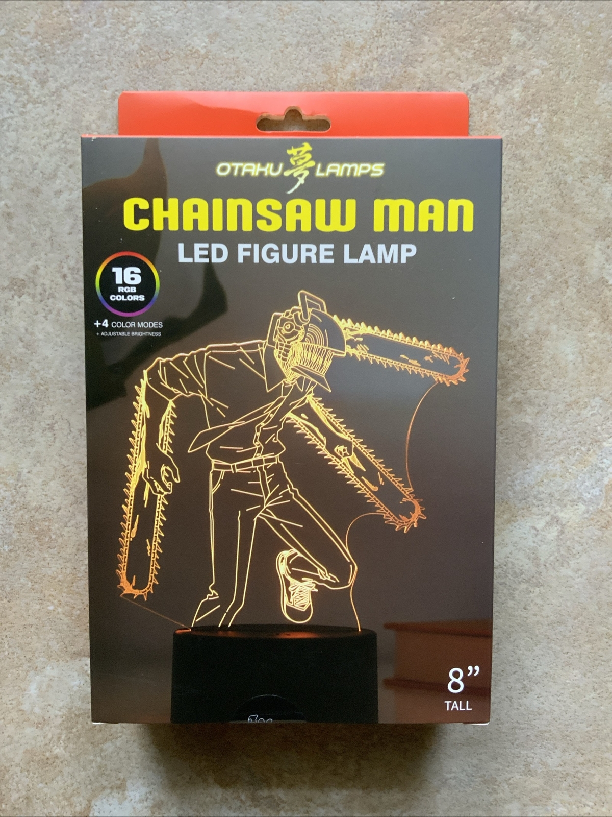 Otaku Lamps Chainsaw Man 8" LED Figure Lamp RGB 16 Colors | eBay