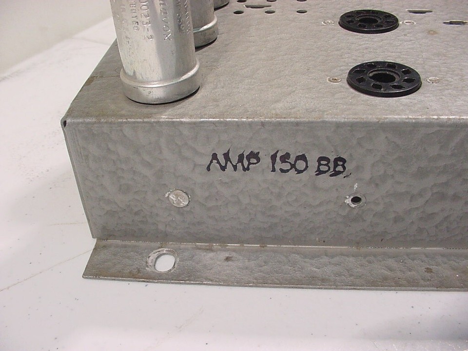 MAGNAVOX TYPE 150BB TUBE AMPLIFIER MAINFRAME CHASSIS FOR DIY PROJECTS ...