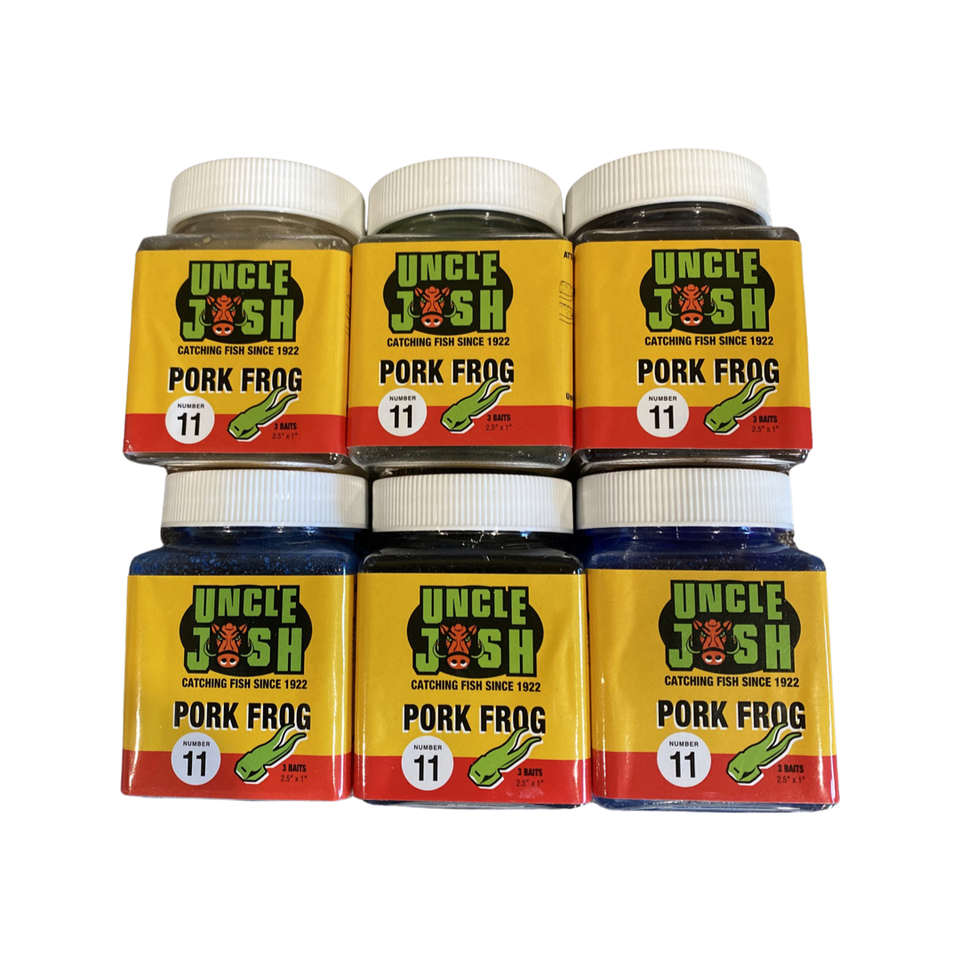 Uncle Josh Pork Frog Jig Trailer #11 Size - Choose Color | eBay