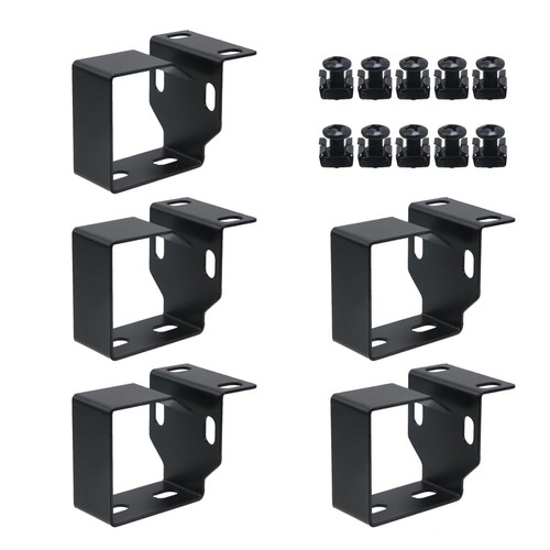 5pcs Vertical Cable Management Wire Organizer Metal Cable Rack Under ...