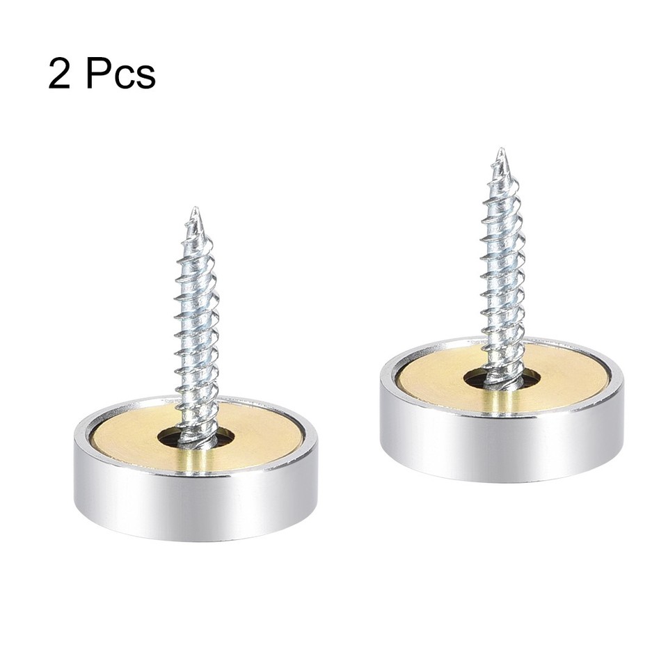 Mirror Screws Decorative Caps Cover Nails Polished Stainless Steel 20mm ...