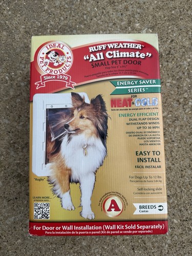 Ideal Pet Products Ruff-Weather All Climate Pet Door for Small Dogs Up ...