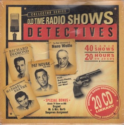 Old Time Radio Shows: Detectives 20-Disc AUDIO BOOK CD Richard Diamond ...