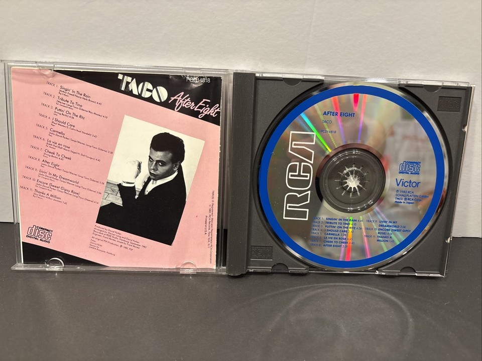 After Eight - Taco CD (1983, RCA) Made In Japan - RARE, early CD! | eBay