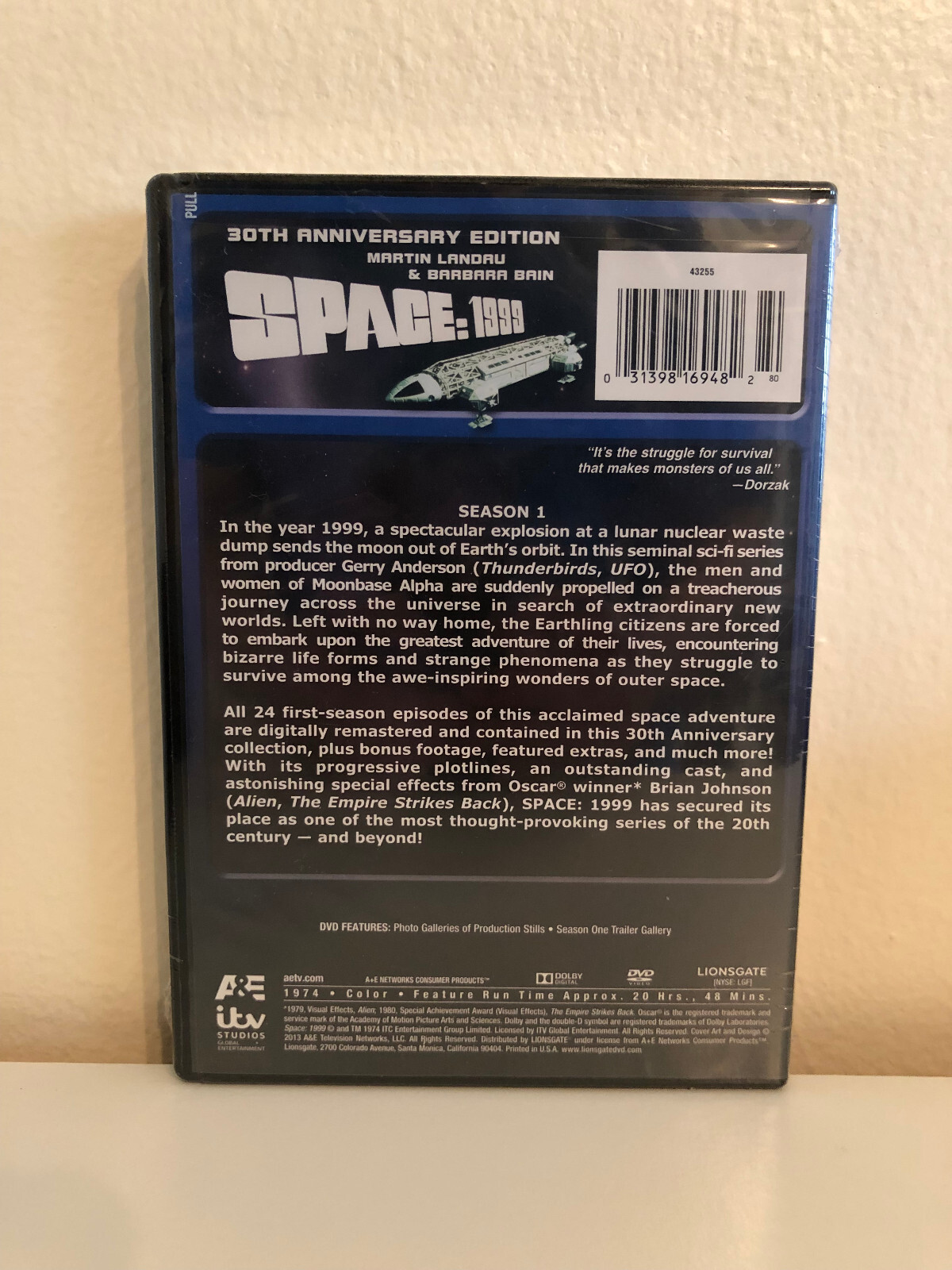 Space: 1999 - Season 1 30th Anniversary DVD, 2013, 8-Disc Set NEW ...