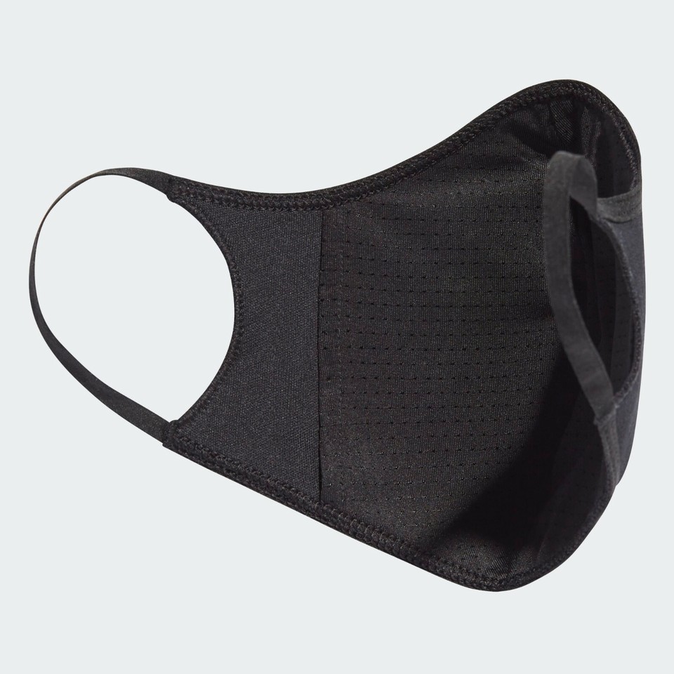 Adidas Unisex Face Covers Facemasks 3-Pack, Black, Size M/L, H08837 | eBay