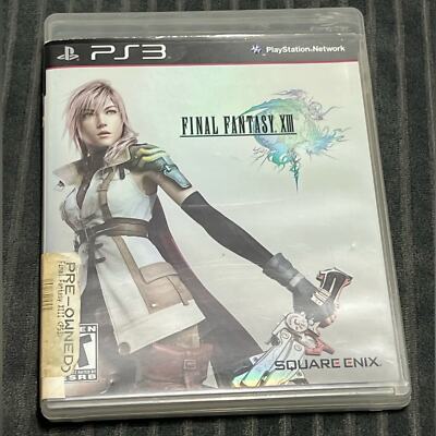 Final Fantasy XIII PlayStation 3 PS3 Game CIB Complete in Case w ...