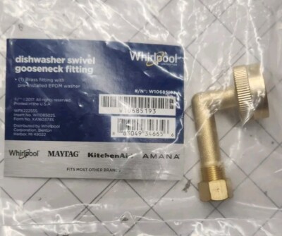W10685193 Whirlpool Swivel Gooseneck Fitting | eBay