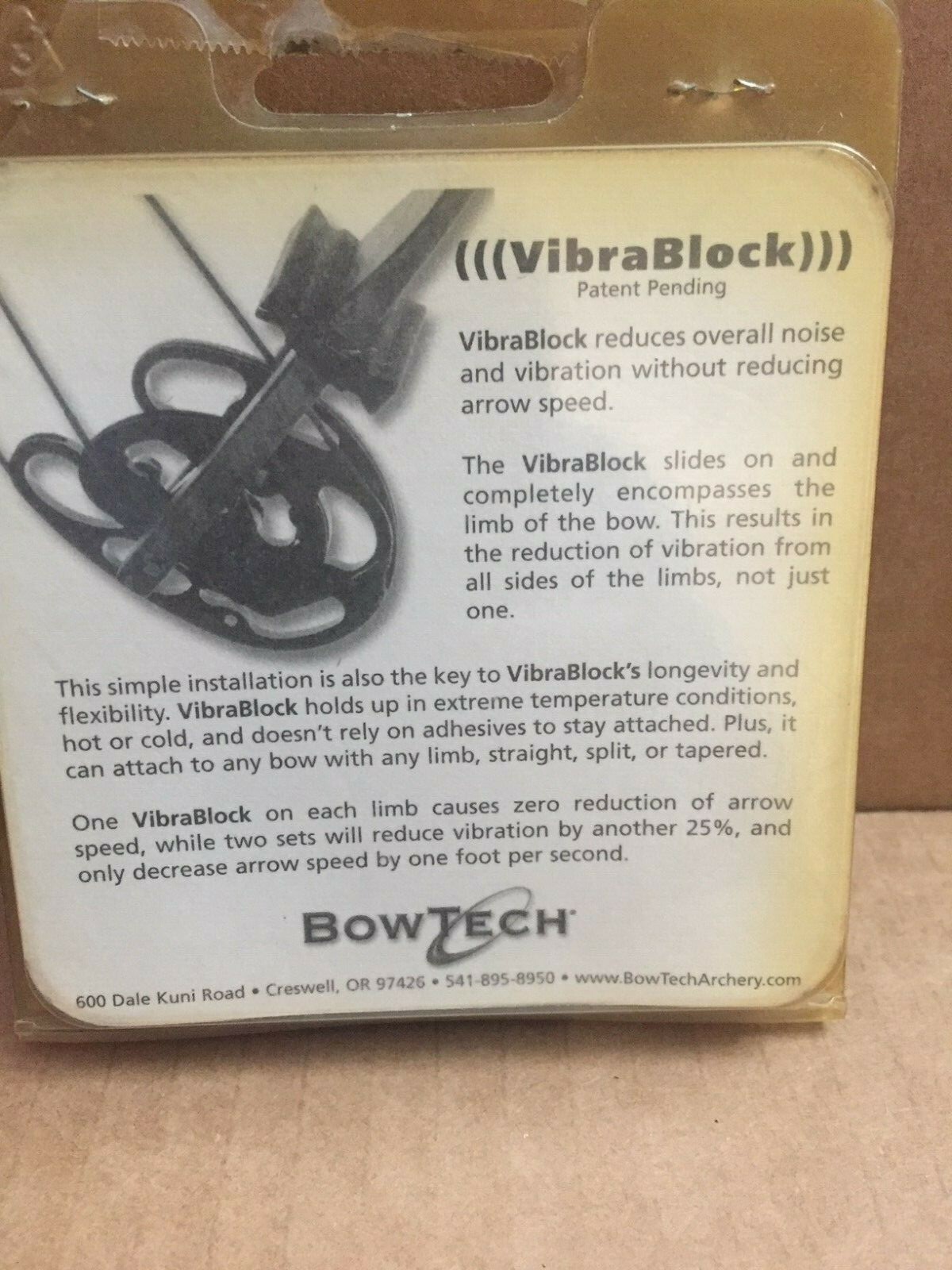 NEW BOWTECH VIBRA-BLOCK ANTI-VIBRATION SYSTEM BOW NOISE REDUCTION | eBay