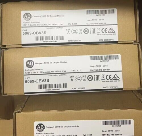 New Sealed AB 5069-OBV8S SER A Compact I/O 8-Ch Safety Output Module ...