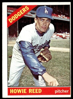 1966 Topps Howie Reed Los Angeles Dodgers #387 a1 | eBay