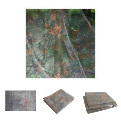 WOODLAND CAMOUFLAGE NETTING DECOY PIGEON SHOOTING HUNTING BLIND HIDE ...