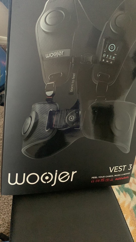 Woojer Vest 3 - 360° Immersive Haptic Feedback Vest - Feel Games-Music-VR! | eBay