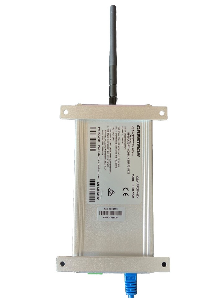 Crestron CEN-RFGW-EX infiNET Wireless Gateway CENRFGWEX2 | eBay