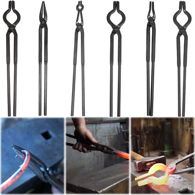 Beginner Blacksmith Tongs Bladesmith Forge Tongs Tools Set Anvil Forge ...