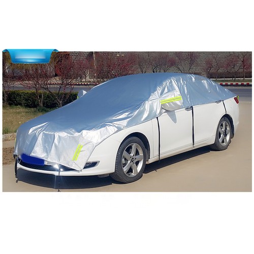 .* Half Car Cover Sun Proof Thermal Insulation Waterproof Rain ...