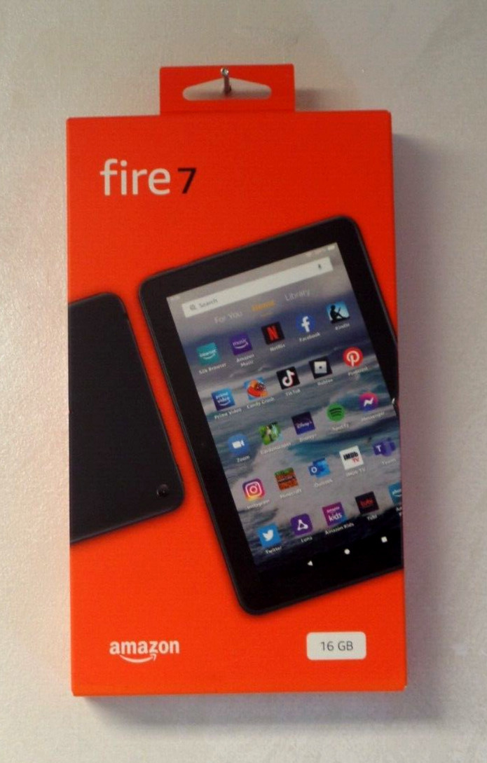 Brand new Amazon Fire 7 12th Gen. 16GB , Wi-Fi, 7" - Black