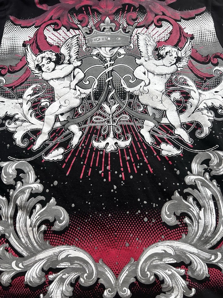 Contender Men’s 2xl Y2K Affliction Style Graphic Print Tee | eBay