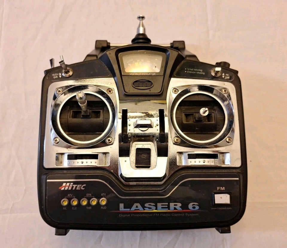 Hitec Laser 6 FM Radio Control System | eBay