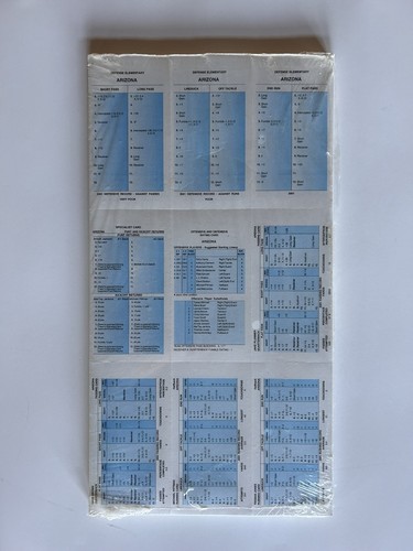 2001 Strat-O-Matic Full NFL Football Cards 60 Sheets in Original Shrink ...