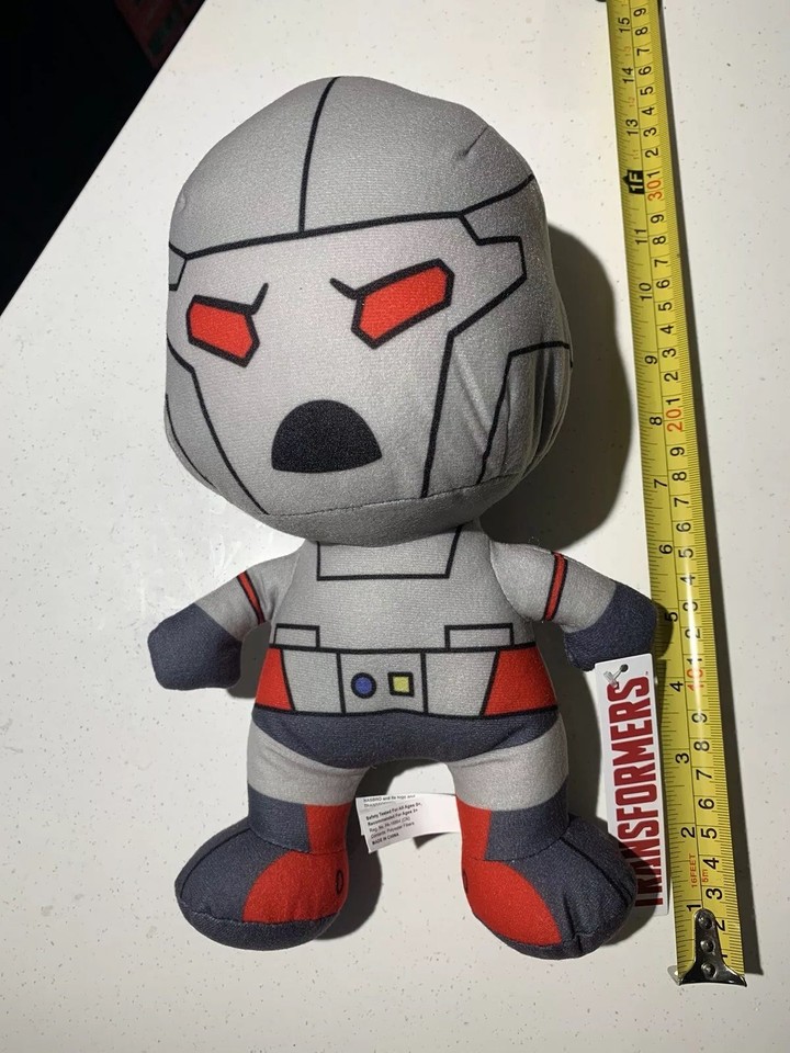 New Hasbro Toy Factory Transformers Plush Megatron Medium 11” Grey ...