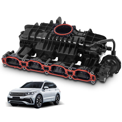 Intake Manifold w/Sensor &Solenoid Fits VW Tiguan 2018-2024 Passat ...