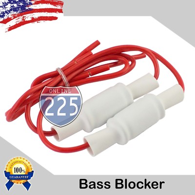 1 Pair 10% Bass Blocker Capacitors 14 uF 50 Volts 2800 Hertz 4 Ohm Non ...