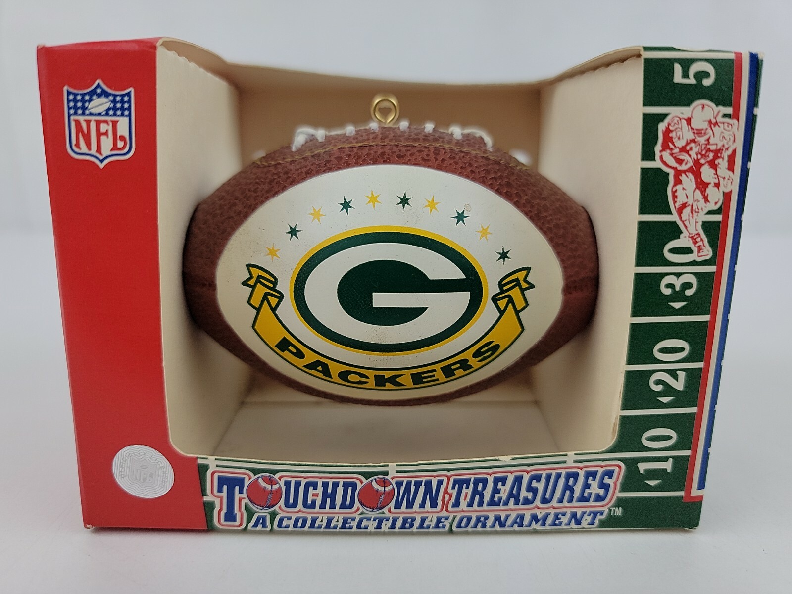 Green Bay Packers Touchdown Treasures Collectible Football Ornament QB ...
