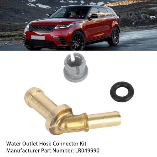 LR049990 Water Outlet Hose Connector Kit, Thermostat Outlet Hose Kit ...