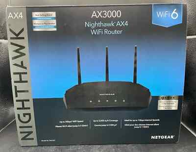Netgear Nighthawk AX3000 AX4 Dual-Band WiFi 6 Router RAX36S-100PAS | eBay