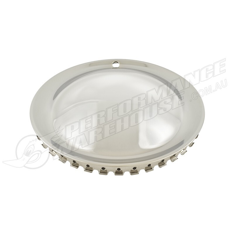 13 Inch Chrome Universal Hollywood Style Wheel Hub Moon Cap Cover Set ...