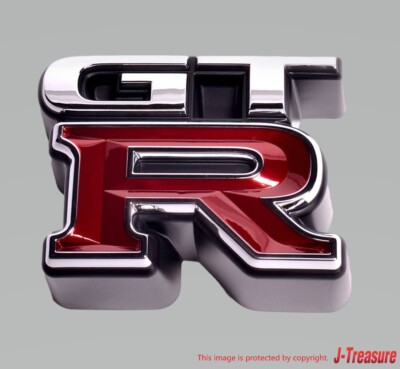 NISSAN SKYLINE GT-R BNR34 R34 1999-2002 Genuine Front "GT-R" Emblem ...